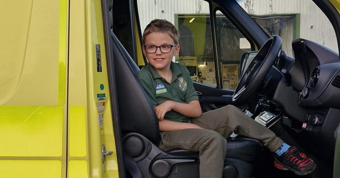 Finley-Jay’s Story: How an 9-Year-Old Is Uplifting Ambulance Crews ...